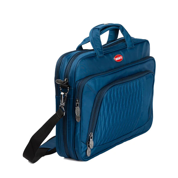 Bugatti Travel Line Computer Bag Blue – Bugatti Houston Boutique
